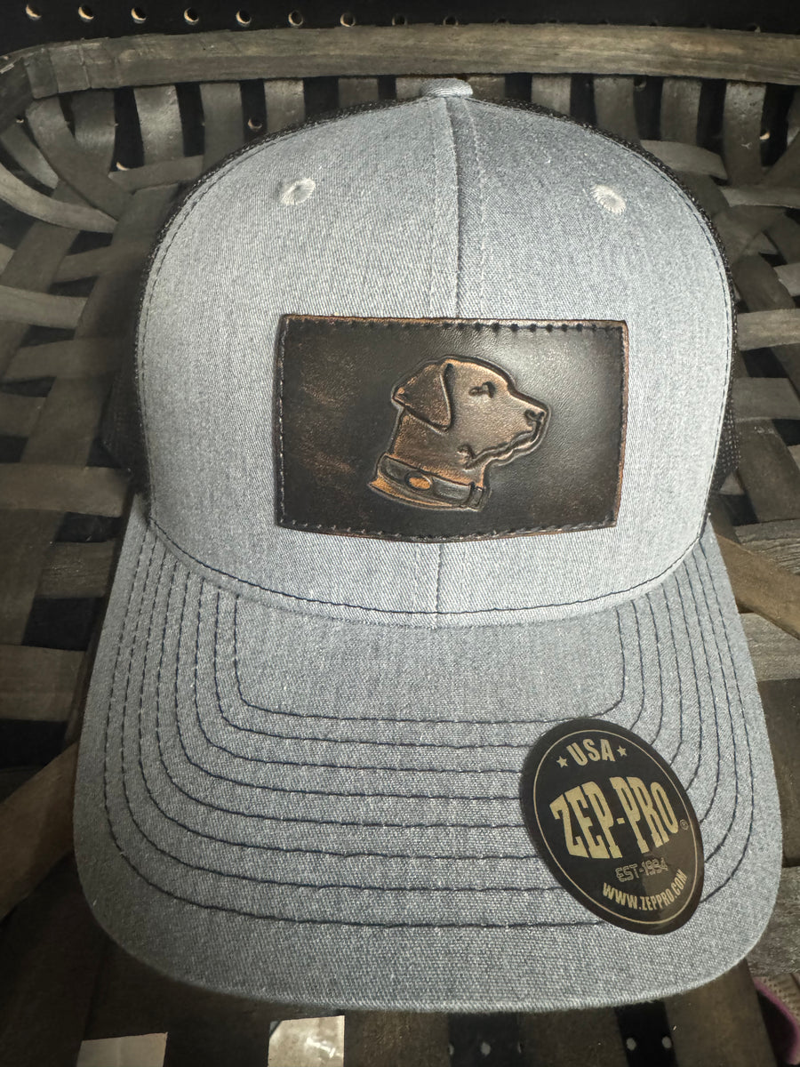 Zep-Pro Burnished Leather Lab Patch Hat | Southern Grace Farms