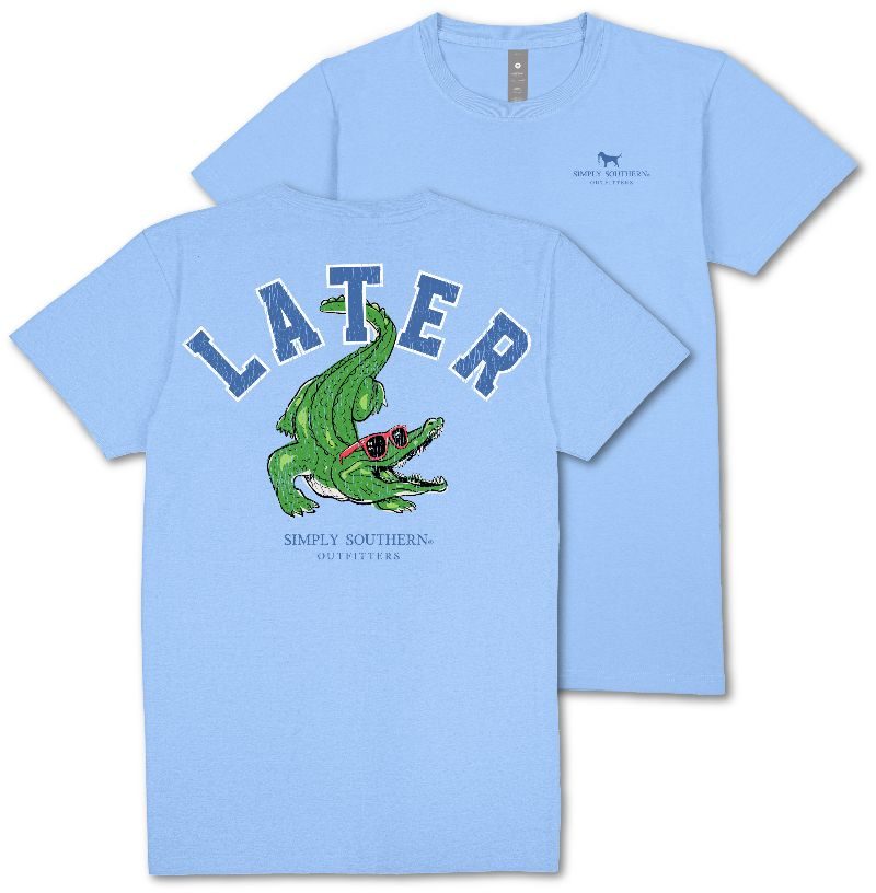 YOUTH Simply Southern Later Gator Shirt | Southern Grace Farms