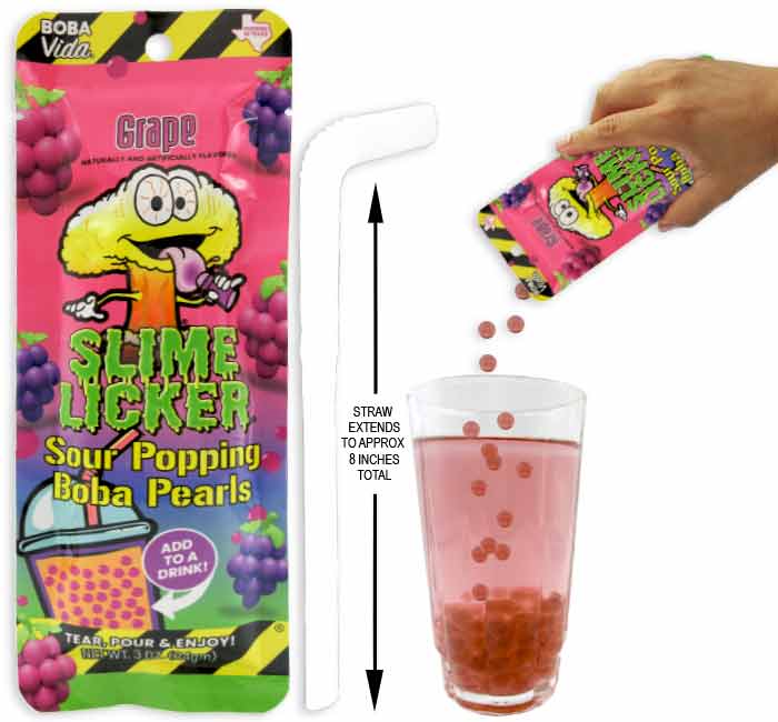 Toxic Waste Slime Licker Popping Boba Pearls | Southern Grace Farms