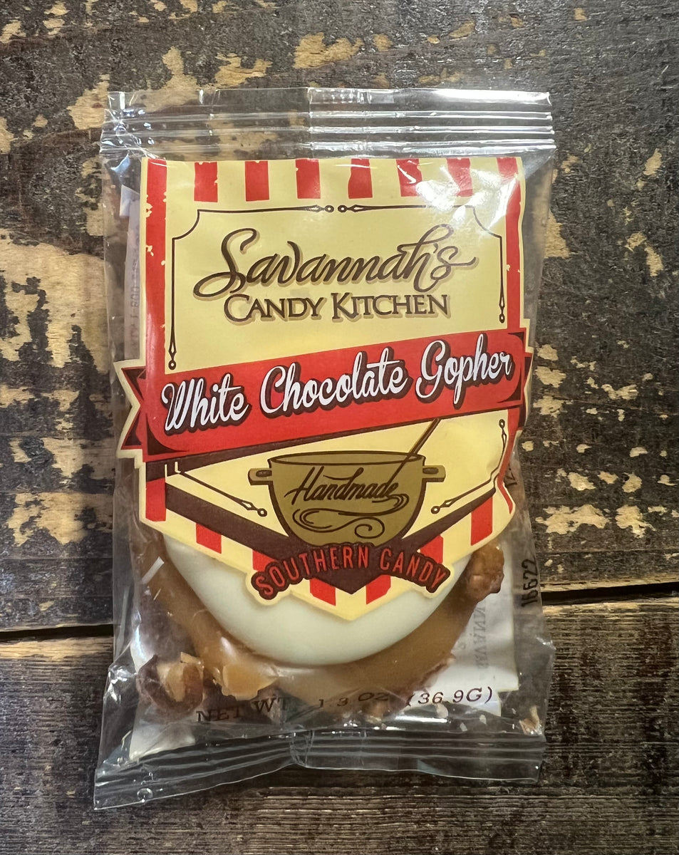 Savannah Candy Kitchen White Chocolate Gopher | Southern Grace Farms