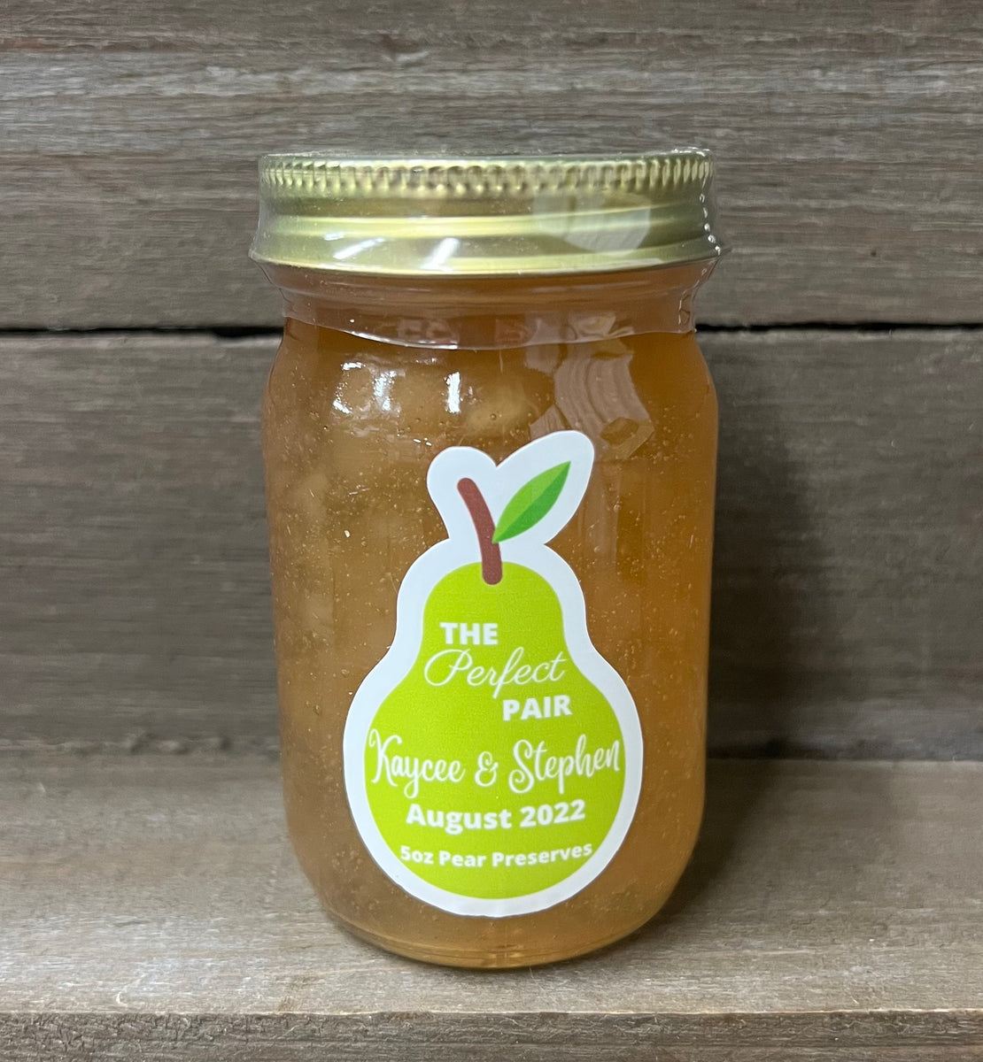 The Perfect Pair Pear Preserves Wedding Favor | Southern Grace Farms